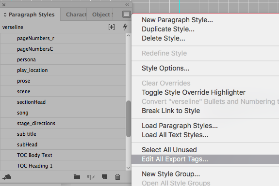 InDesign to HTML and CSS